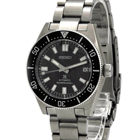 Seiko | Accessories | Seiko Prospex Diver Black Silver Scuba 6r350p0 Ss ...